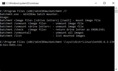 Tutorial Using Wincdemu From Command Line