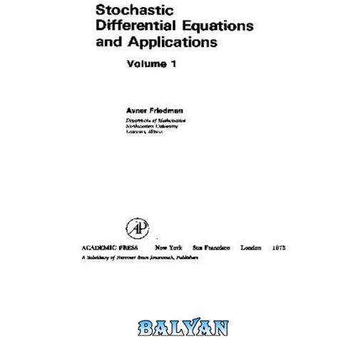 خرید و قیمت دانلود کتاب Stochastic Differential Equations And Applications ترب