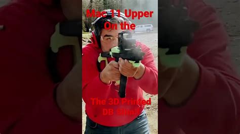 Test Firing The Db Slim Mac 11 Upper On A 3d Printed Frame
