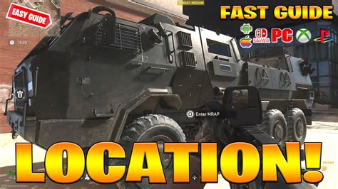 Where To Find Mrap Key And Mrap Vehicle Dmz Free Location In Cod How To Get Mrap Key And Mrap