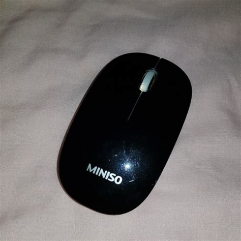 Miniso Wireless Mouse Computers Tech Parts Accessories Mouse Mousepads On Carousell