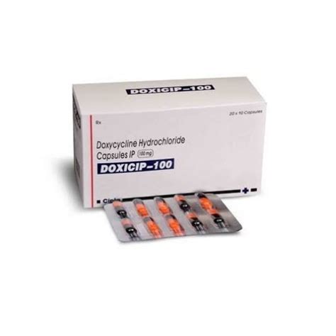 Buy Doxicip 100 Online Doxycycline 100mg Antibiotic