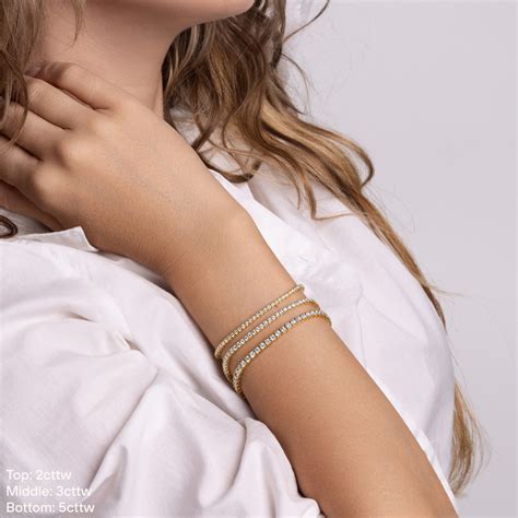 Lab Grown Diamond Tennis Bracelet Happy Jewelers
