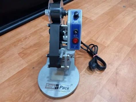 SmartPack MS Heavy Duty Ribbon Manual Batch Coding Machine 0 100 Pcs