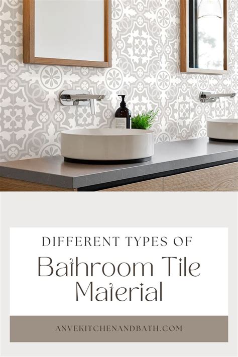 Different Types Of Bathroom Tile Materials