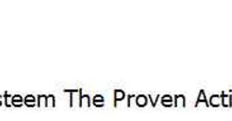 How To Raise Your Self Esteem The Proven Action Oriented Approach To