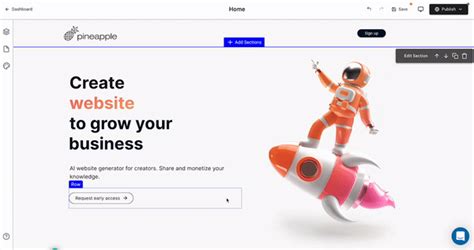 🍍 Pineapple Builder Công Cụ Xây Dựng Website Bằng Ai