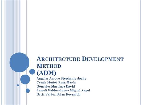 Ppt Architecture Development Method Adm Powerpoint Presentation Free Download Id 5436122