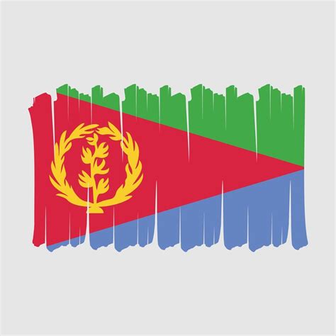 Eritrea Flag Brush Vector Art At Vecteezy