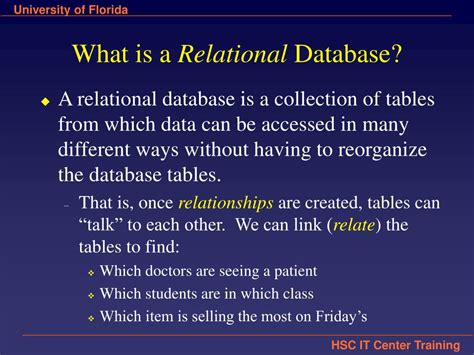 Ppt Introduction To Database Concepts And Microsoft Access 2003