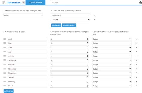 Transpose Row To Col