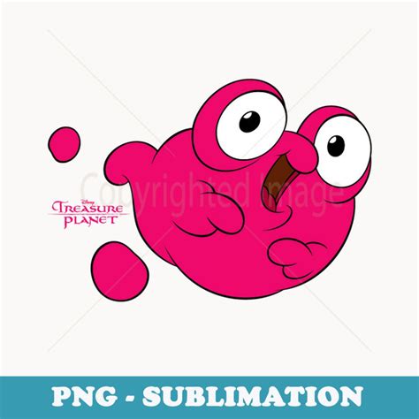 Disney Treasure Planet Morph Pink Blob Aesthetic Sublimati Inspire