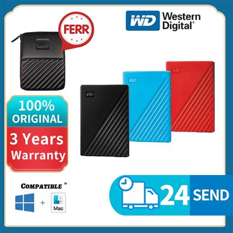 Jual Wd My Passport 1tb External Hard Drive External Hdd Hardisk Eksternal Wd My Passport