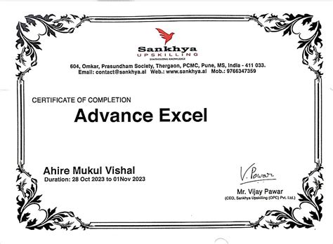 Mukul Ahire On Linkedin Excel Dataanalysis Continuouslearning