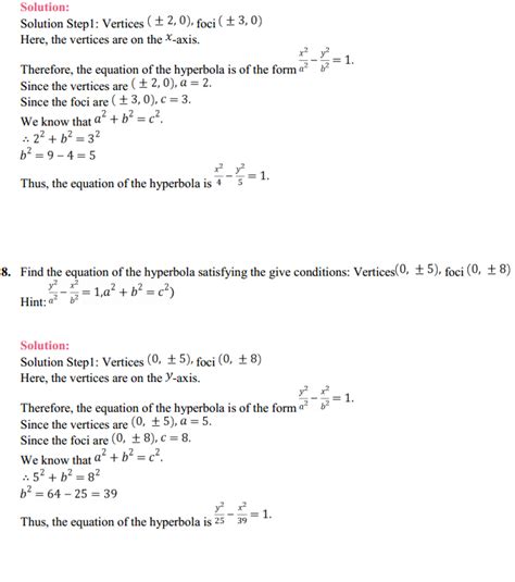 Ncert Solutions For Class 11 Maths Chapter 11 Conic Sections Ex 114