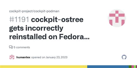 Cockpit Ostree Gets Incorrectly Reinstalled On Fedora Workstation After Update · Issue 1191