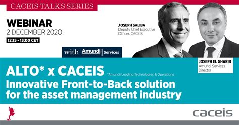 Caceis On Linkedin Alto X Caceis Innovative Front To Back Solution For The Asset Management…