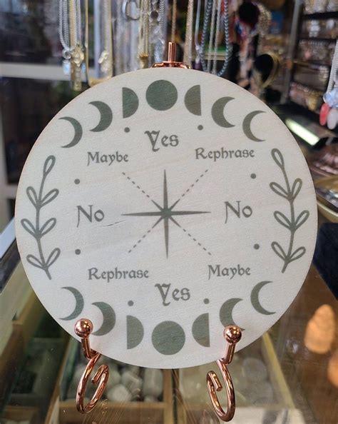 Pendulum Board Divination Board Divination Tools Etsy Pendulum