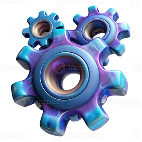 Interlocking Gears 3d Render Abstract Background Image 55720609 Png