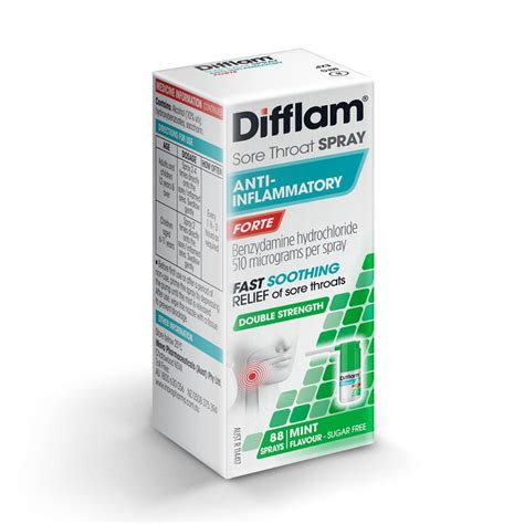Buy Difflam Forte Sore Throat Spray 88 Sprays 15ml Online At Chemist