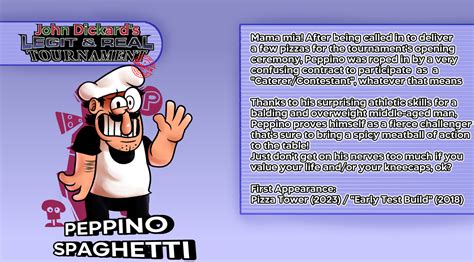 Dicks Daily Cember 3 Peppino Spaghetti By Johndickard On Newgrounds
