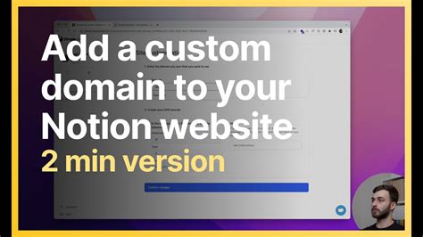 Adding A Custom Domain To Your Notion Website Built With Simple Ink 2