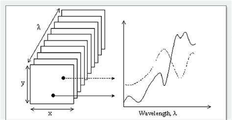 A Schematic Representation Of The Hyperspectral Imaging Hypercube Download Scientific Diagram