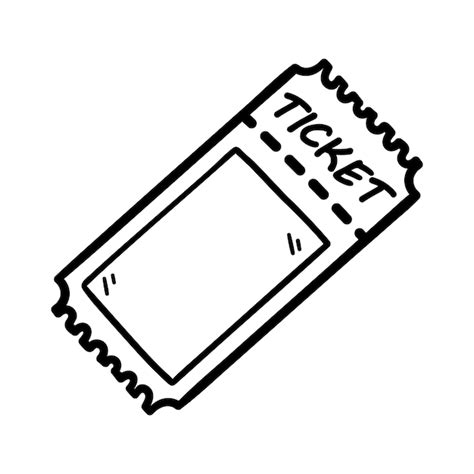 Premium Vector Ticket Vector Illustration