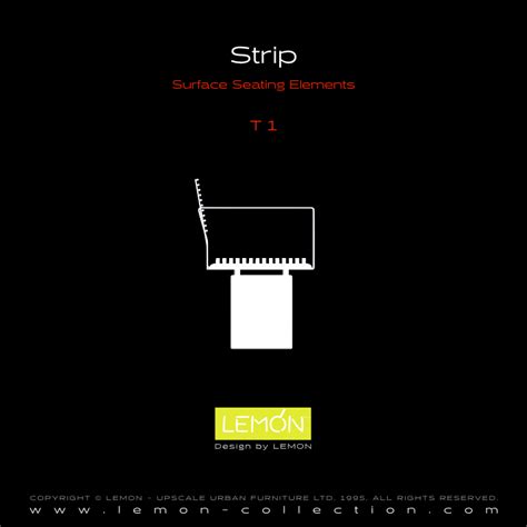 Strip — ריהוט פרימיום לסביבות מרובות משתמשים למון קולקשן Lemon