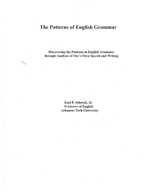 Patterns Of English Grammar Pdf Patterns Of English Grammar Pdf