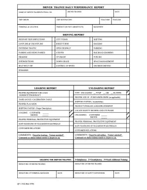 Fillable Online LOADING REPORT UNLOADING REPORT McKenzie Tank Lines Inc Fax Email Print