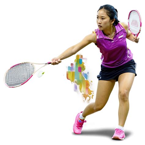 Download Female Badminton Player Png 06202024