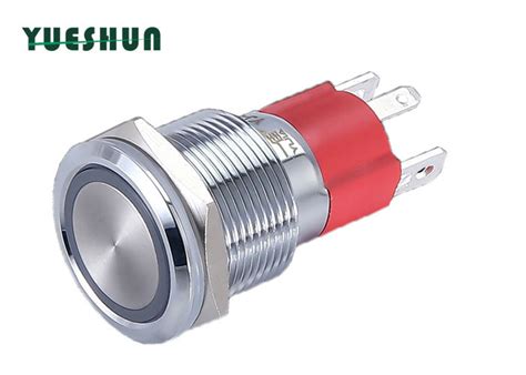High Current Vac Self Reset A Push Button Switch