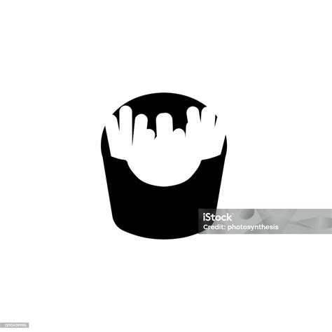 감자 튀김 벡터 아이콘 고립 된 감자 튀김 패스트 푸드 플랫 이모티콘 이모티콘 기호 벡터 0명에 대한 스톡 벡터 아트 및 기타