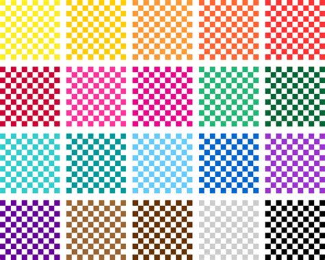 Checkerboard In Multi Colors Checkers Digital Paper 21517307 Vector Art At Vecteezy