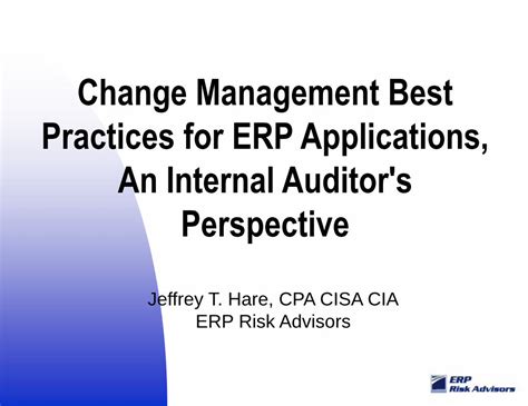 PDF Change Management Best Practices For ERP PDF FileChange Management Best Practices For