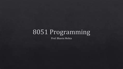 8051 Programming 1pptx