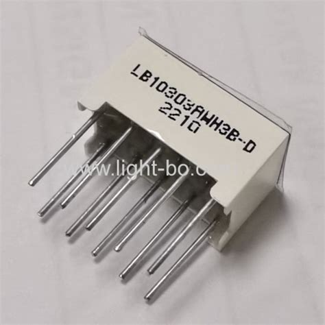 Ultra Bright White 7 62mm Single Digit 7 Segment Led Display Common Anode For Hob Manufacturers