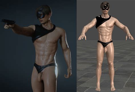 Re2 Remake Sexy Cat Leon Xps By 972otev On Deviantart