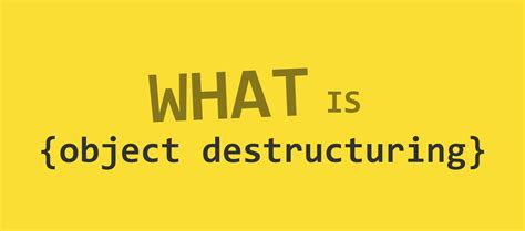 Destructuring Javascript Objects Into Custom Variables Names And Default Values