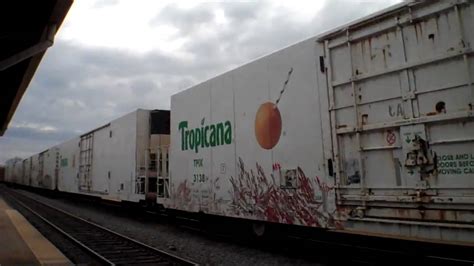 Csx Train No Q741 Tropicana Juice Train Southbound Alexandria Va Youtube