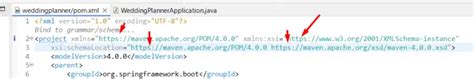 Cannot Find The Declaration Of Element Project In Pom Xml Codebun