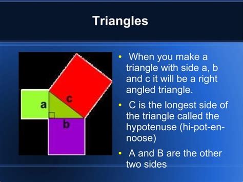 Pythagorean Triples Presentation ODP