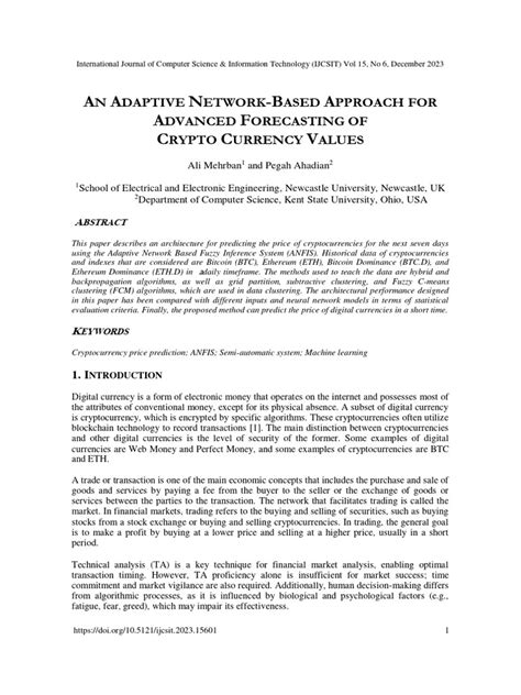 an adaptive network based approach for advanced forecasting of