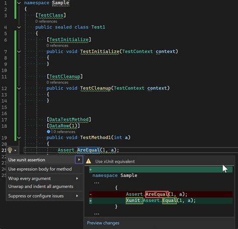 Migrate From Mstest To Xunit Using A Roslyn Analyzer Meziantous Blog