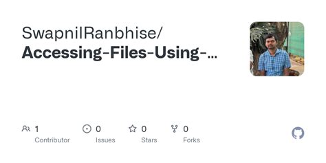 Github Swapnilranbhiseaccessing Files Using Local Python Server