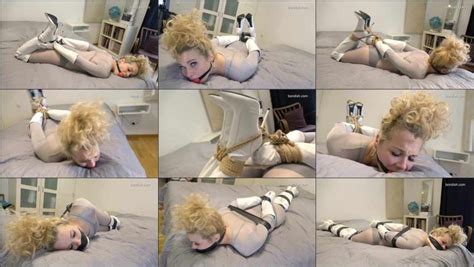 Helena Triple Bondage With Handcuffs With Ropes And Tape Bondish At General Download Or