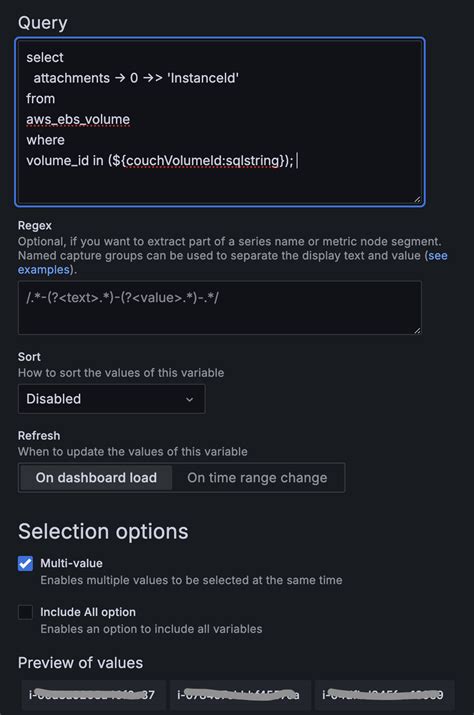 Repeating Panels With 2 Multi Value Template Variables Grafana