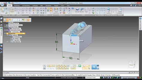 Solid Edge Add Body Youtube