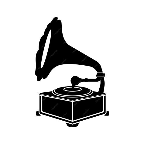 Premium Vector Gramaphone Icon Vector Flat Design